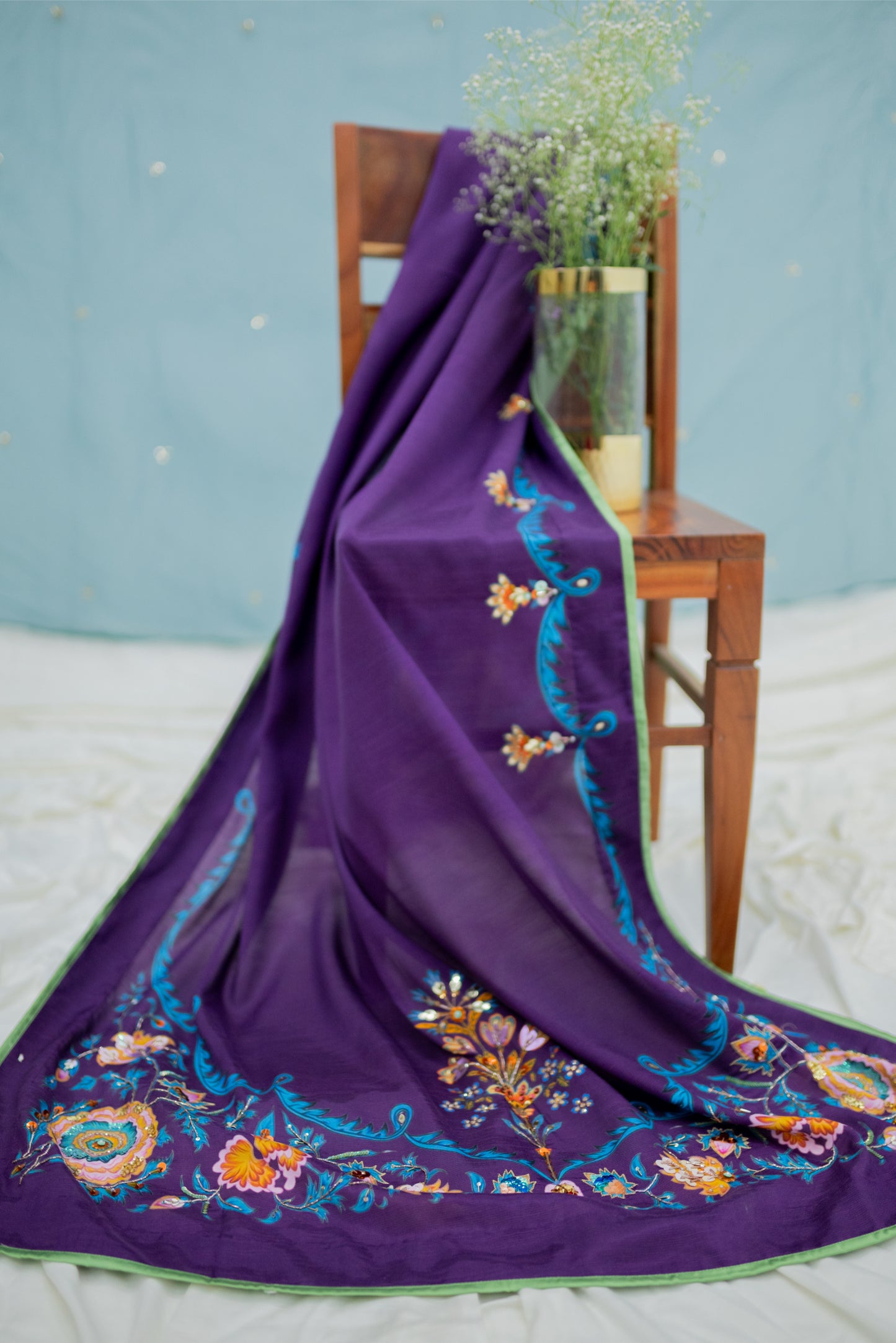 Qaasni - Raw Silk Dupatta – Vashah
