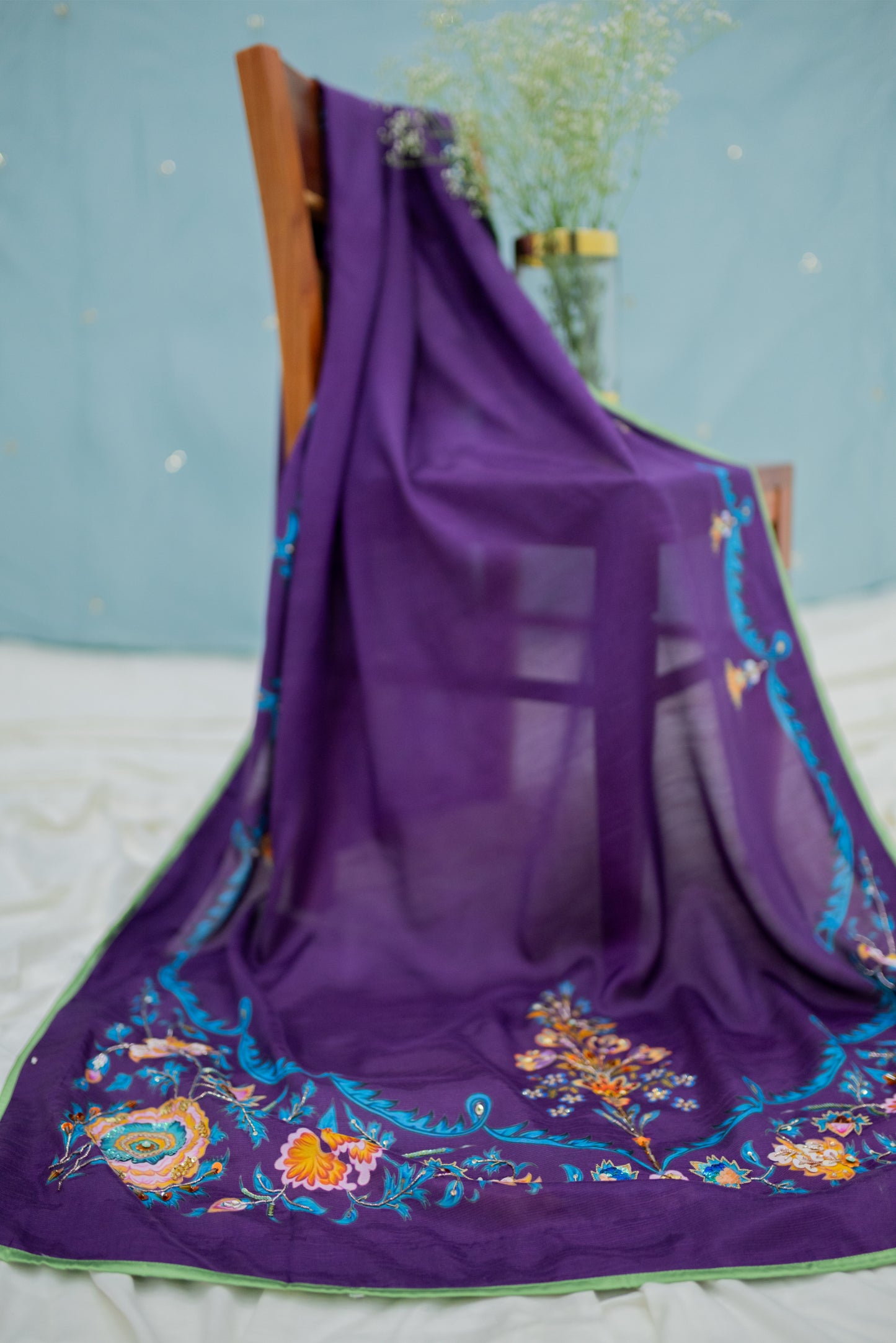 Qaasni - Raw Silk Dupatta – Vashah